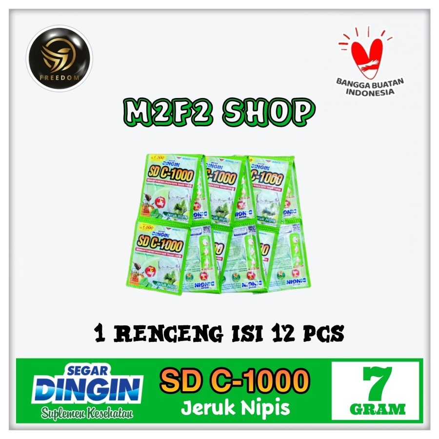 Jual Segar Dingin SD C-1000 Jeruk Nipis Suplemen Makanan Sachet - 7 gr ...