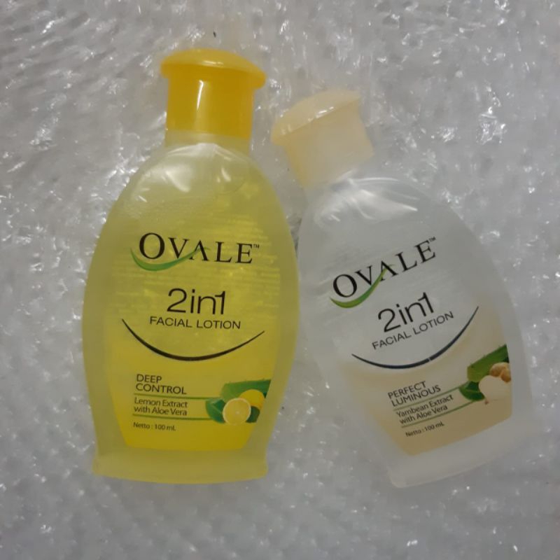 Jual OVALE Facial Lotion 2in1 Deep Control/Perfect Luminous 100ml Asli ...