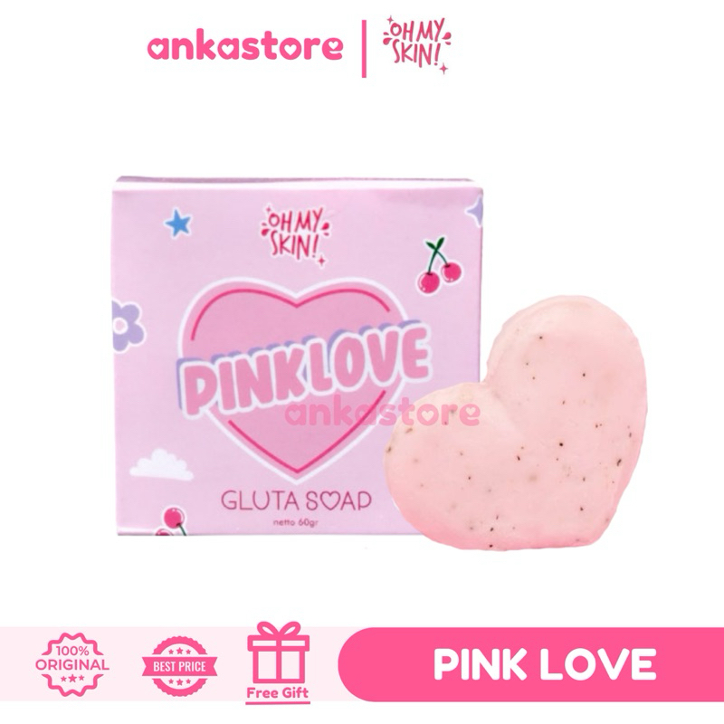 Jual Oh My Skin ! Pink Love Sabun Soap Pencerah Badan | Shopee Indonesia