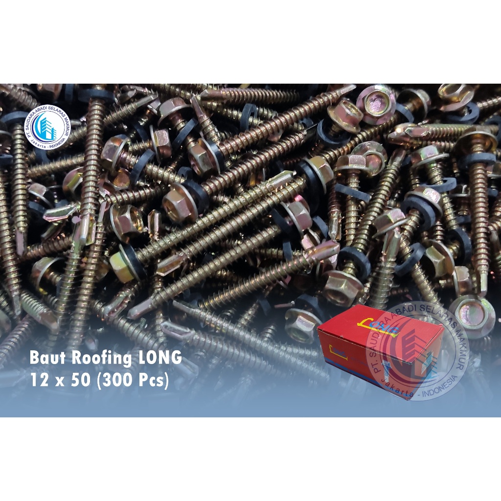 Jual Baut Roofing 12x50 LONG | Shopee Indonesia