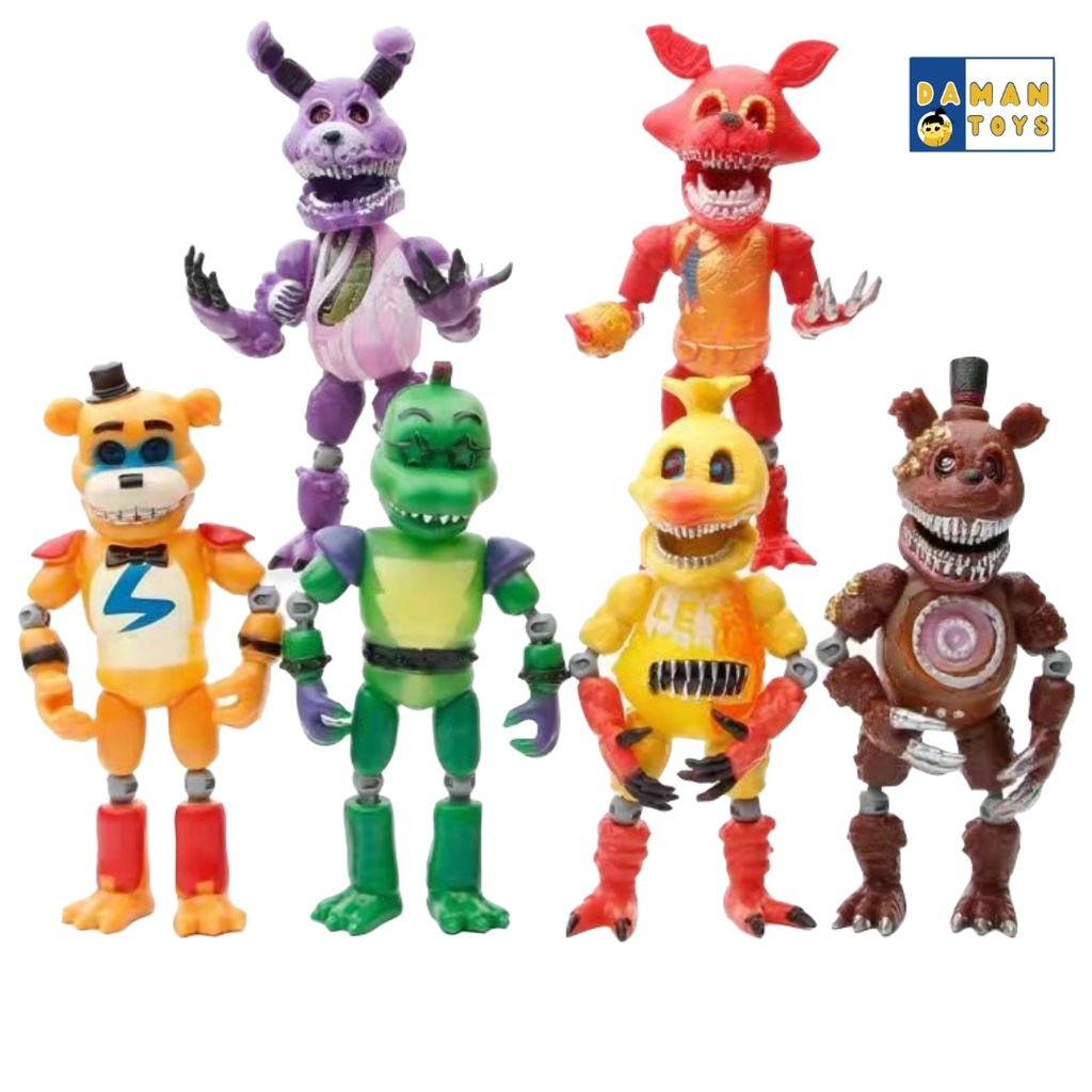 Jual [READY] 6 FNAF 18 Cm Action Figure FNAF Five Night At Freddy ...