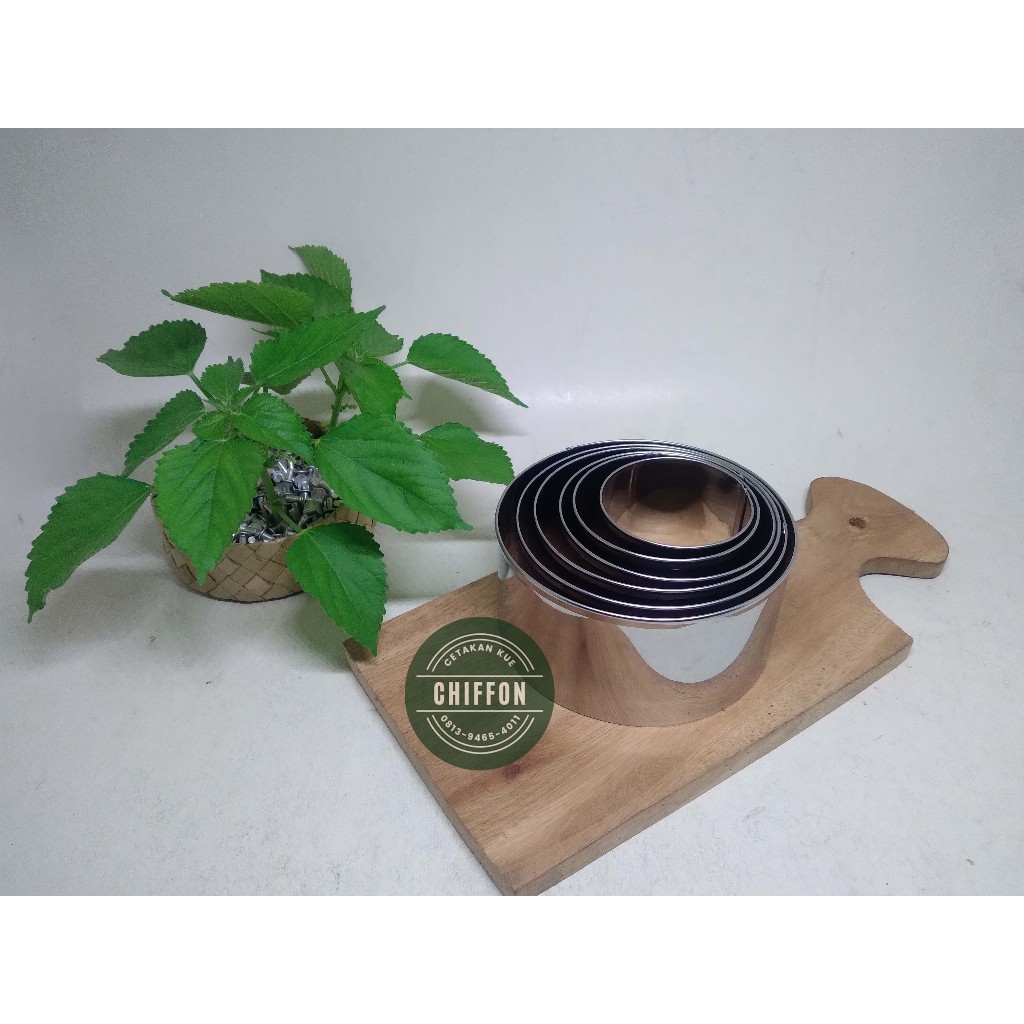 Jual ring roti bulat / ring cutter / ring burger tinggi 5 cm | Shopee ...