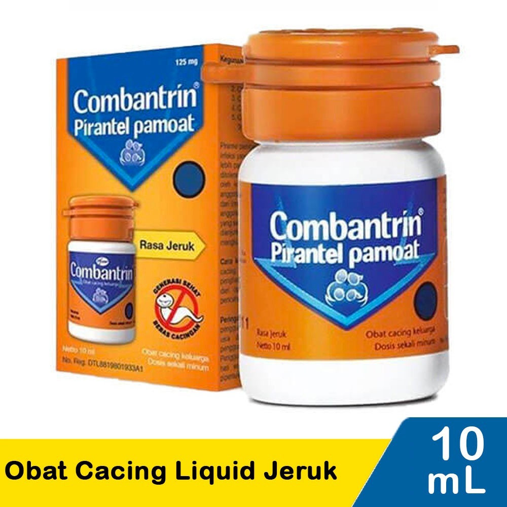 Jual Obat Cacing Anak Combantrin Syrup 10 ml | Shopee Indonesia