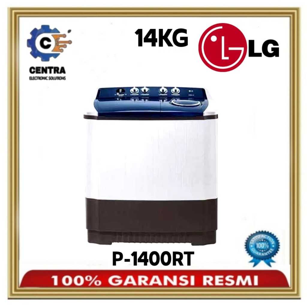 Jual MESIN CUCI LG P1400RT 2 TABUNG P1400 14 KG GARANSI RESMI | Shopee ...
