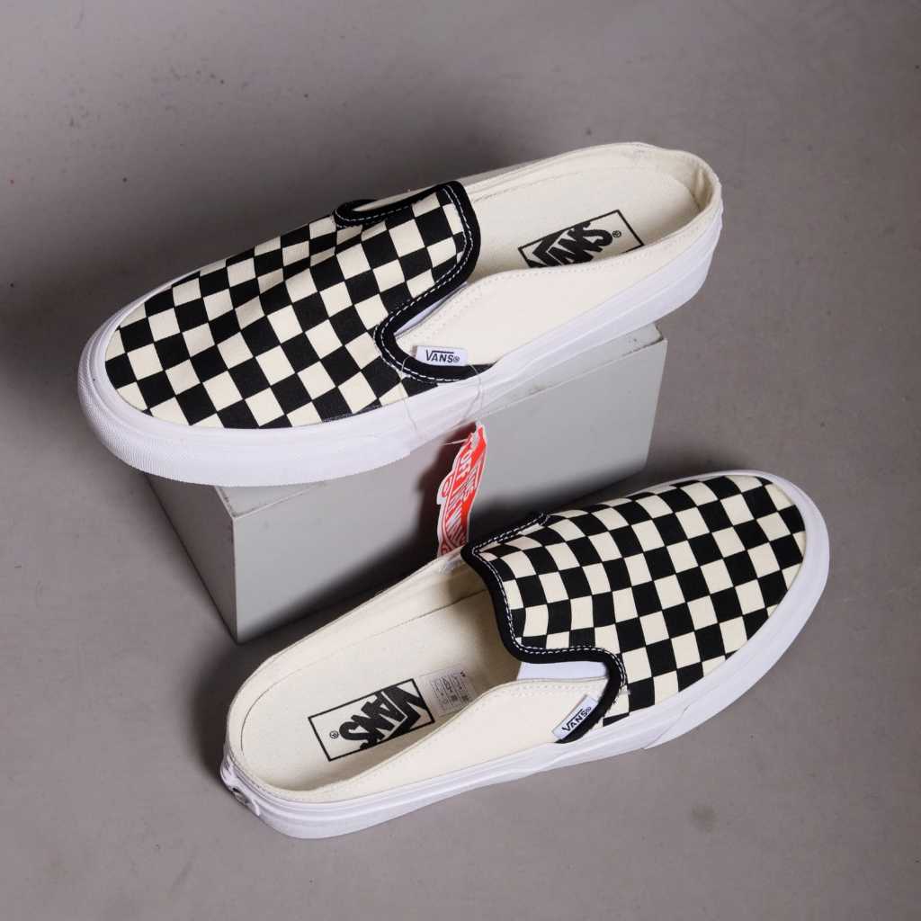 Jual VANS CHECKERBOARD MULE | Shopee Indonesia