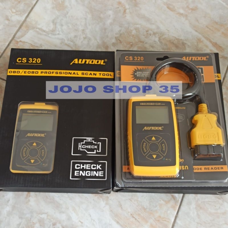 Jual AUTOOL CS320 (ORIGINAL) CS 320 cs320 OBD2 OBD OBDII Scanner Engine Check Mobil | Shopee ...