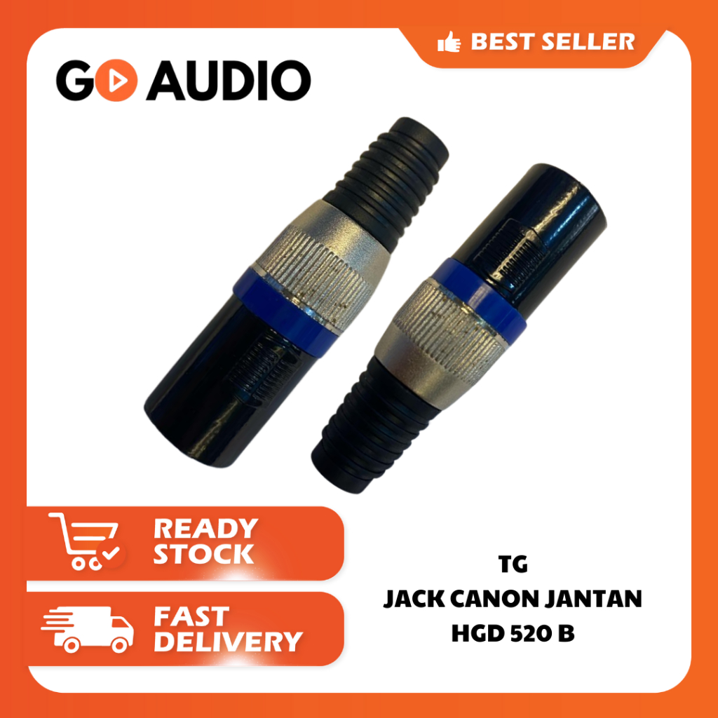 Jual HGD | Jack Canon XLR Jantan Male 520 B Original / Jack Konektor ...