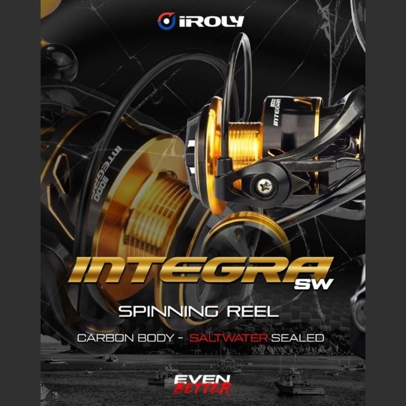 Jual Reel Spinning Iroly Integra SW 2000 3000 4000 6000 | Shopee Indonesia
