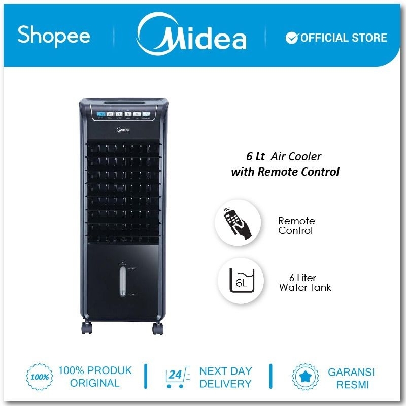 Jual MIDEA Air Cooler Pendingin Ruangan Remote Control - Timer 7 jam AC ...