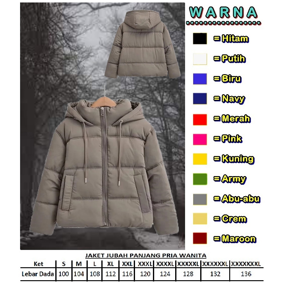Jual JAKET JACKET JEKET SEPINGGANG TEBAL WINTER MUSIM DINGIN JUMBO ...