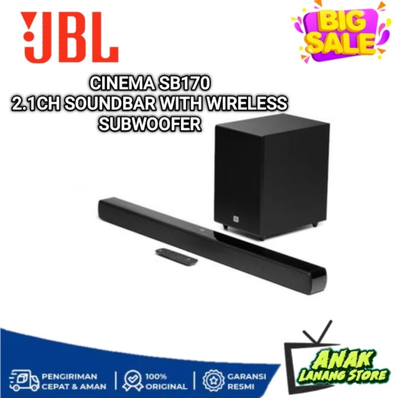 Jual JBL Cinema SB170 2.1 Ch 220W Soundbar Dengan Subwoofer Nirkabel ...