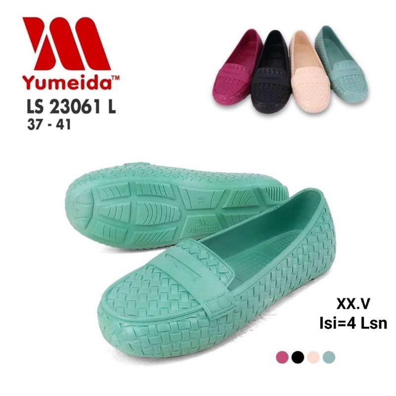 Jual SEPATU WANITA FULL KARET YUMEIDA 23061 size 37-41 | Shopee Indonesia