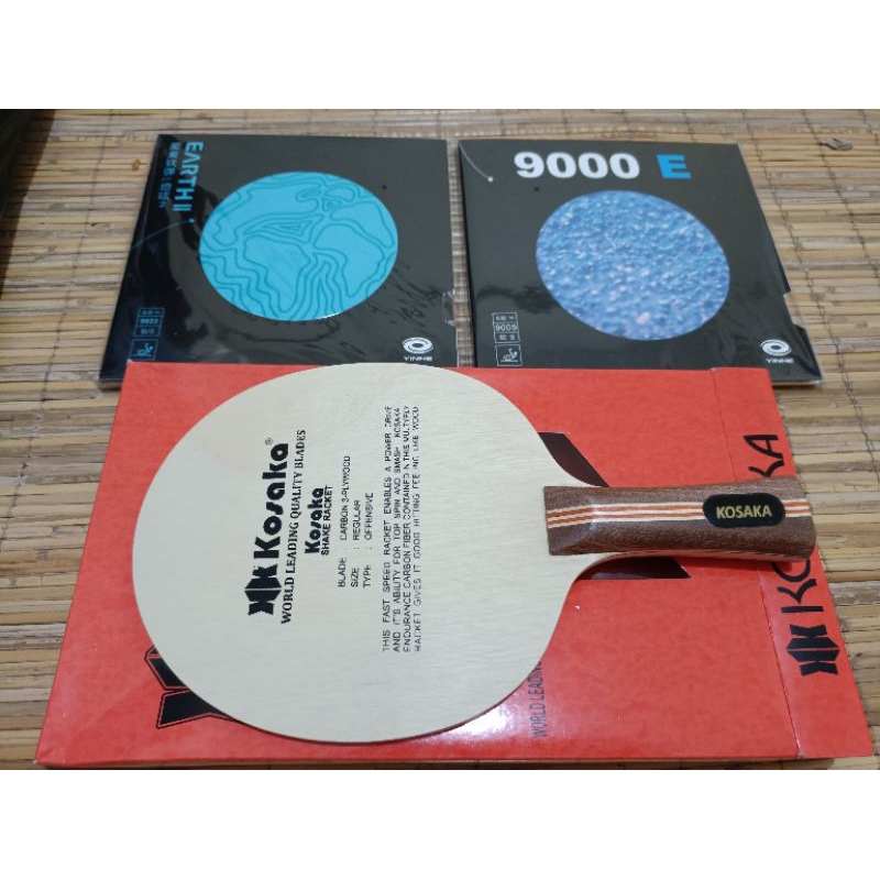 Jual PAKET BET TENIS MEJA KOSAKA CARBON HANDLE SARDIUS PLUS YINHE ORIGINAL | Shopee Indonesia
