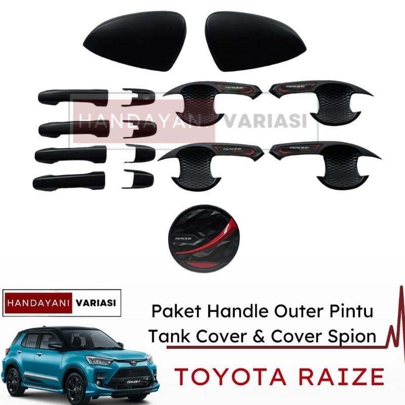 Jual Paket Outer Door Handle Pintu Tank Cover Dan Cover Spion Toyota ...
