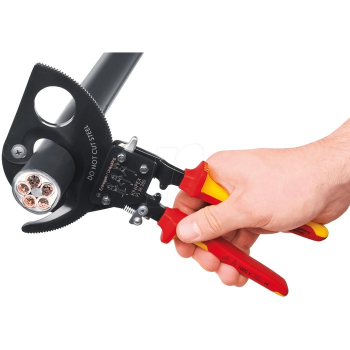 Jual Tang Potong Kabel 95 36 250 Knipex Cable Cutter (ratchet action ...