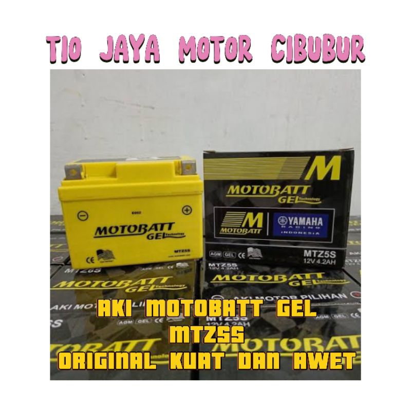 Jual AKI ACCU MOTOBATT MTZ5S HONDA CRF 150 L KHARISMA KIRANA REVO BEAT ...