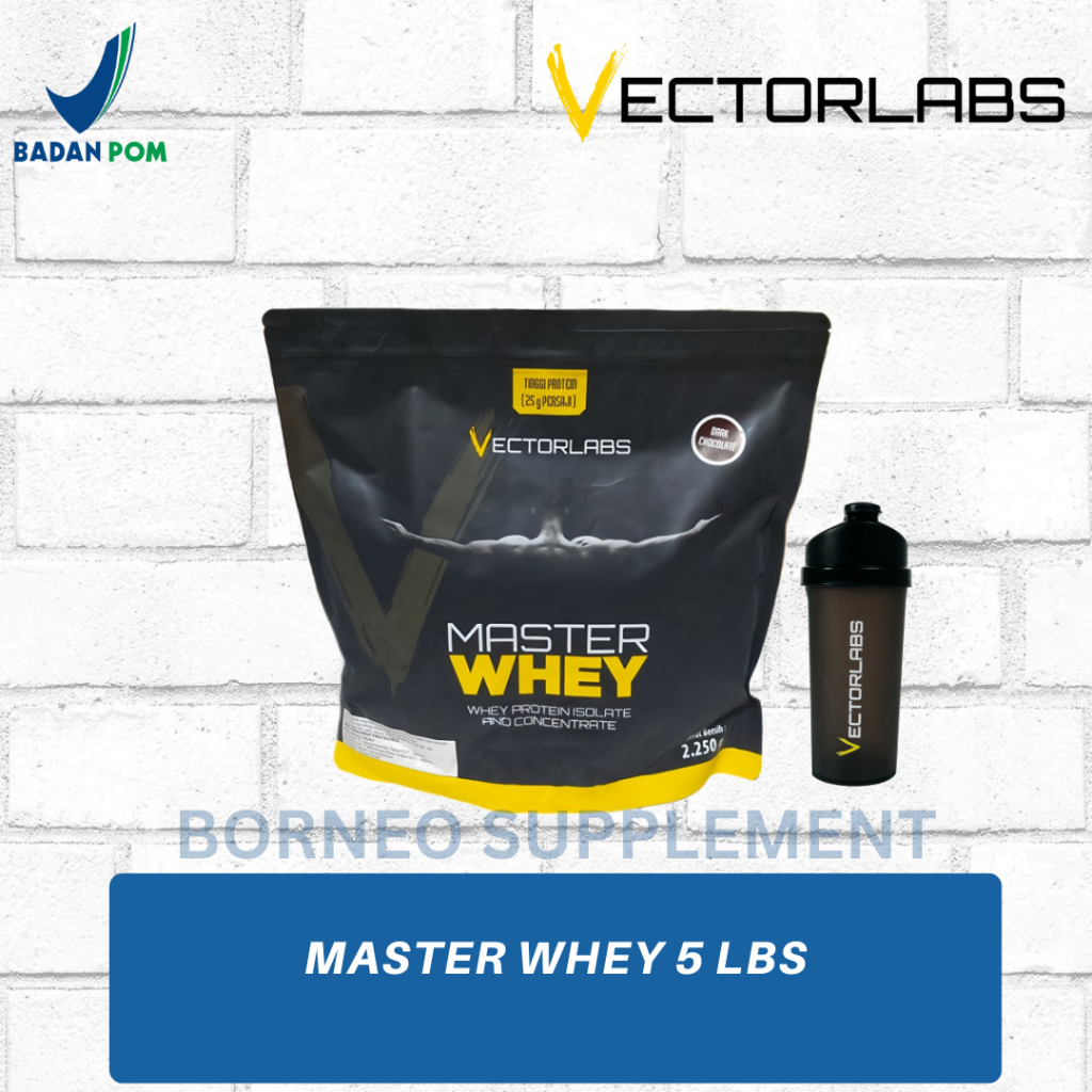 Jual MASTER WHEY 5 LB LBS / 2250 GRAM / 2.25 KG WHEY PROTEIN VECTORLABS ...
