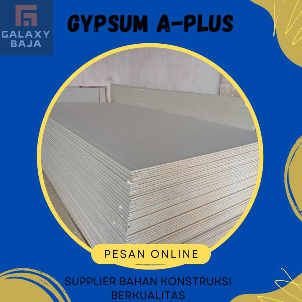 Jual Gypsum Aplus 1200 X 2400 X 9MM | Shopee Indonesia