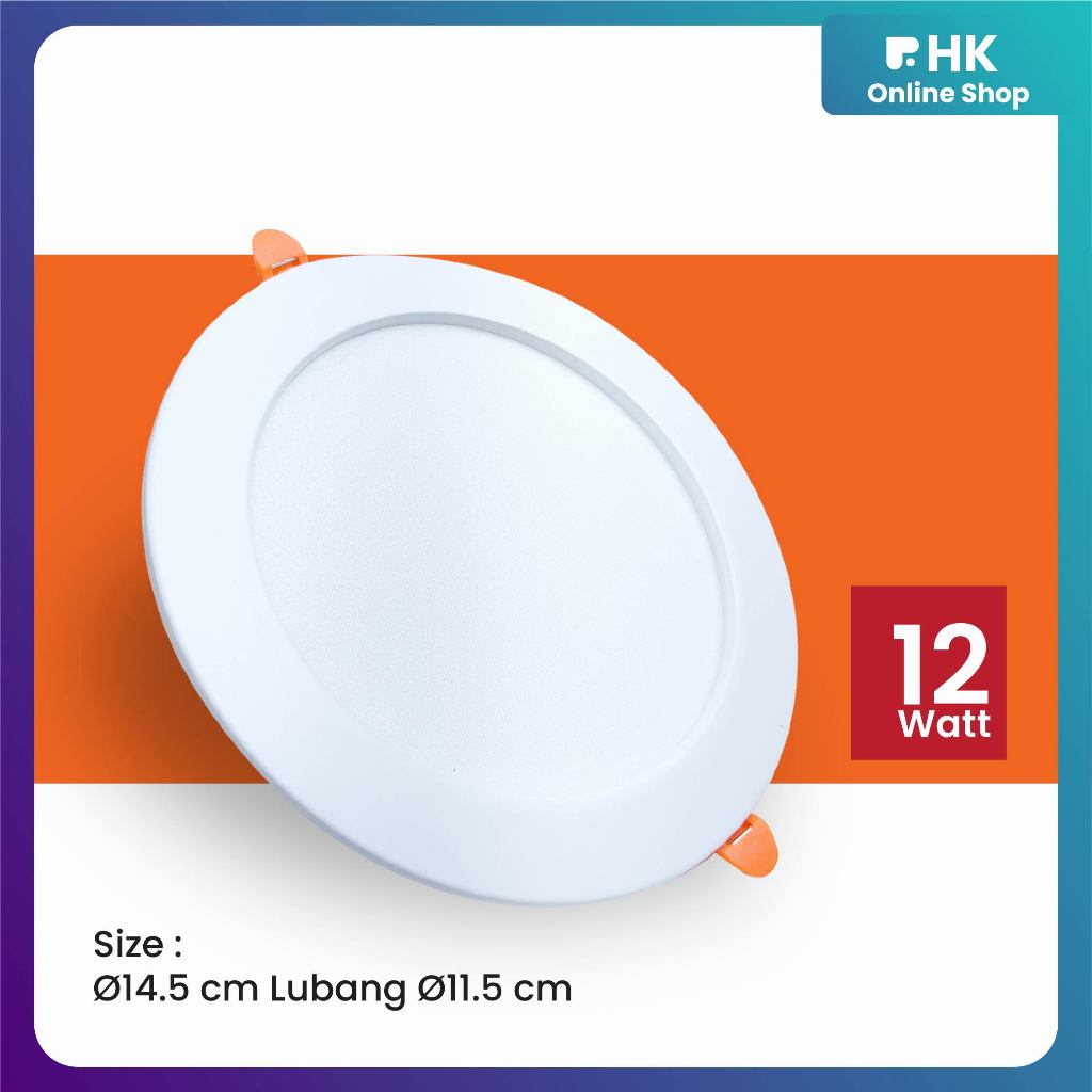 Jual HK-Lampu Downlight LED Inbow 6W 9W 12W 18W 24W/ Downlight Panel ...