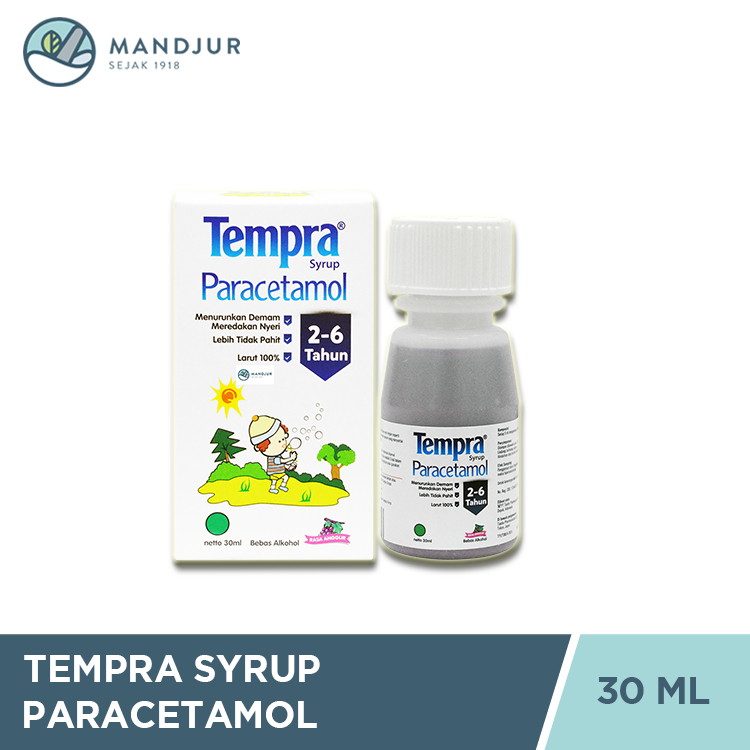 Jual Tempra Syrup 30 mL - Pereda Demam dan Nyeri Khusus Anak-anak ...