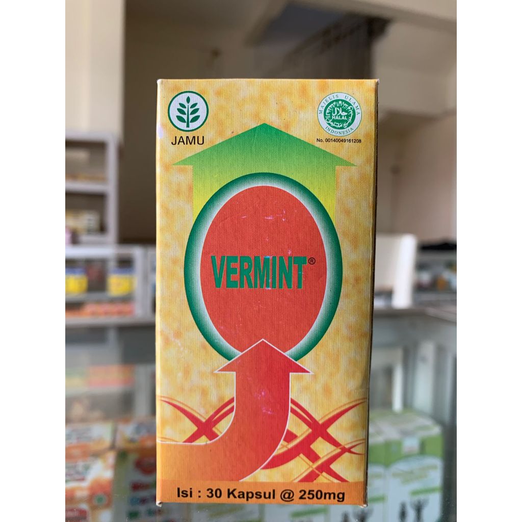 Jual VERMINT (KAPSUL CACING) OBAT TYPUS PENURUN DEMAM ISI 30 KAPSUL ...