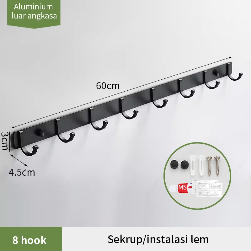 Jual [ HEAVY DUTY HOOK ] skrup lem Kapstock Gantungan Baju 3 4 5 6 8 ...