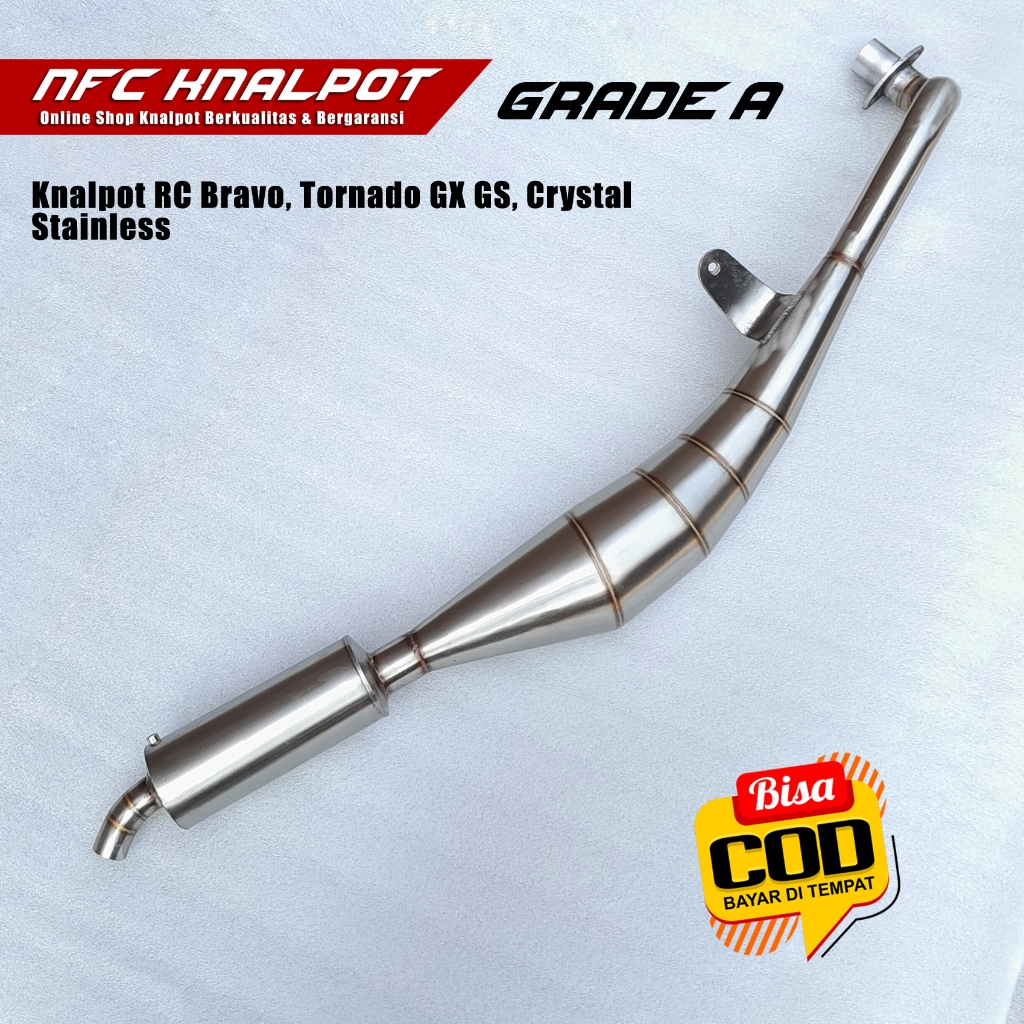 Jual Knalpot Suzuki Tornado Gs/Gx RC100 Bravo Kristal V80 Full ...