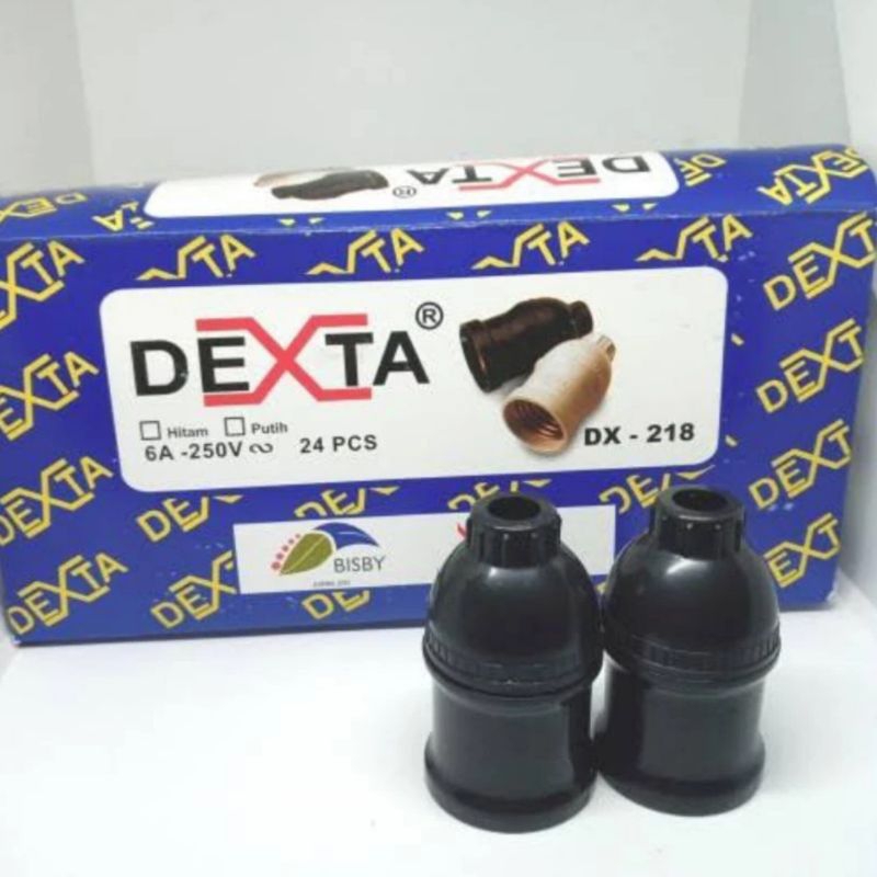 Jual FITTING LAMPU GANTUNG E27 HITAM DEXTA | Shopee Indonesia