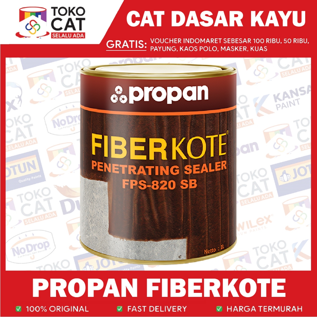 Jual Cat Dasar GRC / Lisplank 1L / Cat Fiberkote / Cat Propan / Conwood ...