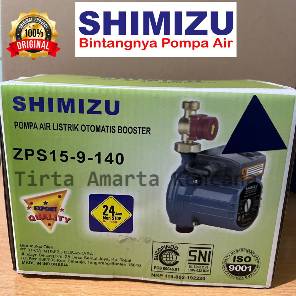 Jual Pompa Booster Shimizu ZPS 15-9-140 | Shopee Indonesia