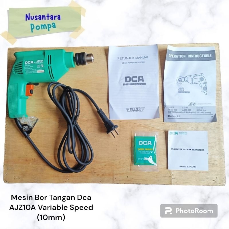 Jual Mesin Bor Tangan Dca AJZ10A Variable Speed (10mm) | Shopee Indonesia