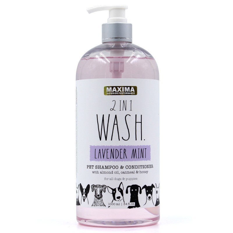 Jual Maxima 2in1 Lavender Mint Shampoo & Conditioner - Dog Shampoo- 1L ...