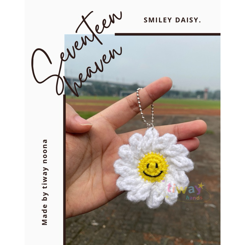 Jual (tiway.hands) Seventeen Keychain/Seventeen Heaven Smiley Daisy ...
