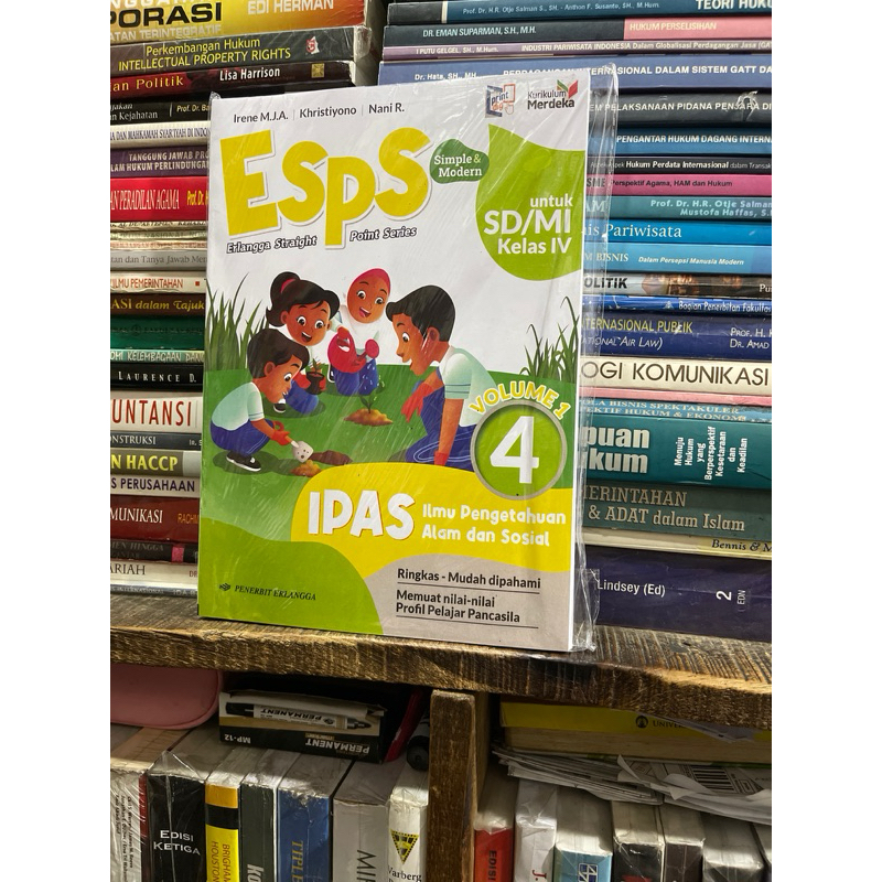 Jual Esps IPAS VOLUME 1 kelas 4 SD KURIKULUM MERDEKA By Erlangga ...
