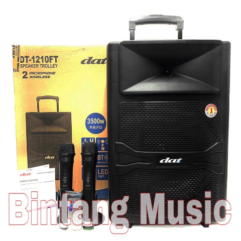 Jual SPEAKER BLUETOOTH PORTABLE WIRELESS DAT DT 1210FT 12 INCI ORIGINAL ...