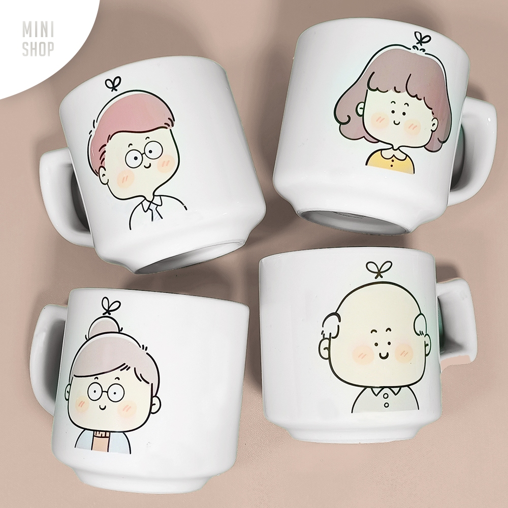Jual MP001 - Gelas Mug Aesthetic Lucu Keluarga ( Family Fun ) | Shopee ...