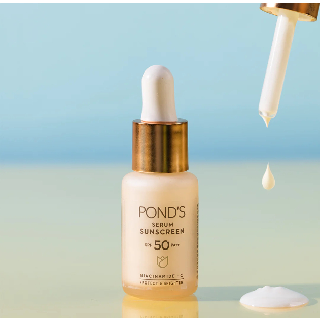 Jual POND'S UV Protection Sun Serum SPF 50 PA ++++ UVA UVB Concentrated Niacinamide - C 30gr ...