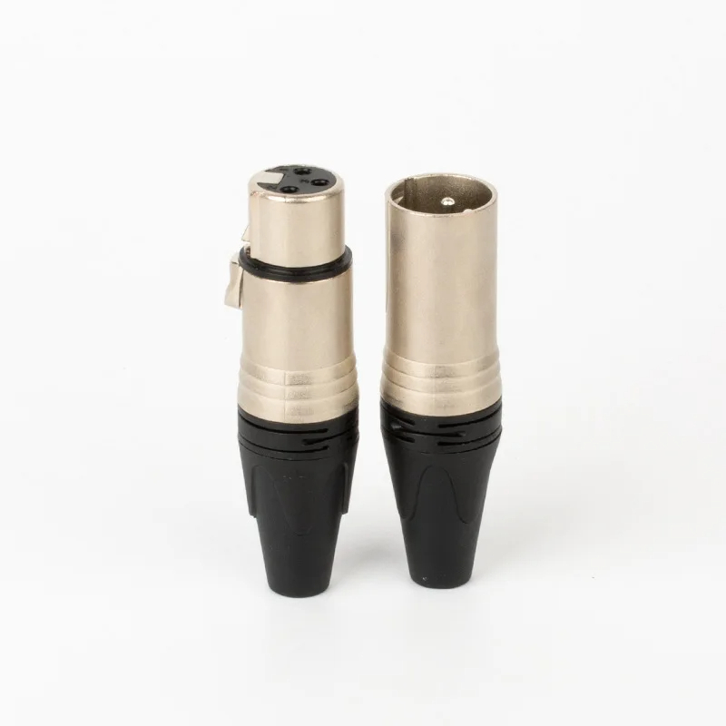 Jual JACK CANON FEMALE MALE ASLI KONEKTOR XLR 3P 3 PIN KUALITAS BAGUS ...