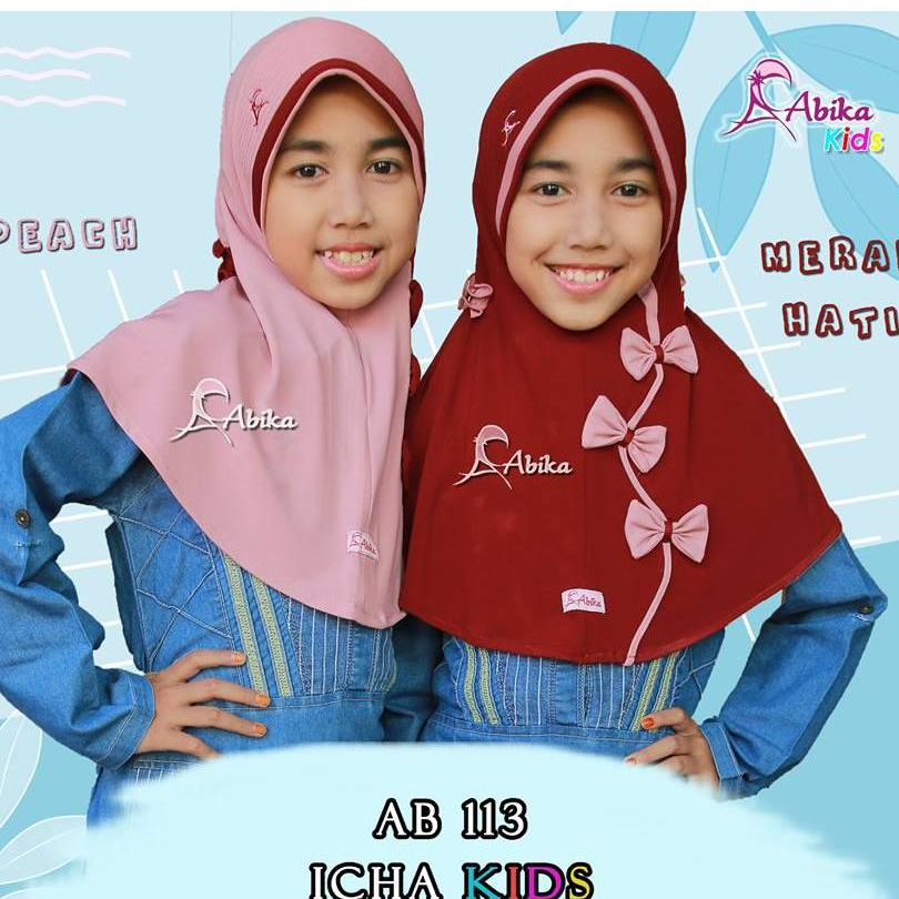 Jual ICHA KIDS bergo by abika hijab ( stella premium ) | Shopee Indonesia
