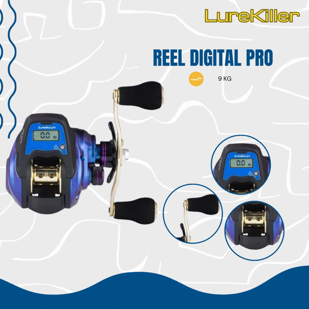 Jual TERBARU !!! Lurekiller Reel Pancing Digital Pro Casting Max Drag ...