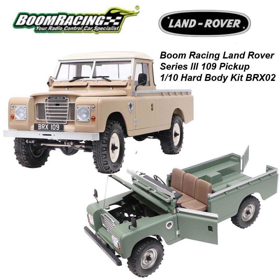 Jual Boom Racing Land Rover Series III 109 Pickup 324mm 1/10 Hard Body ...