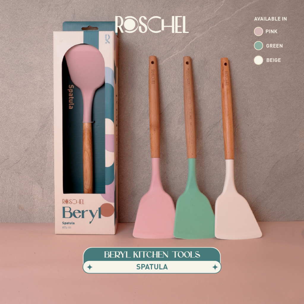 Jual Roschel Beryl Turner Silicon Utensile Spatula Sodet Sutil Alat ...