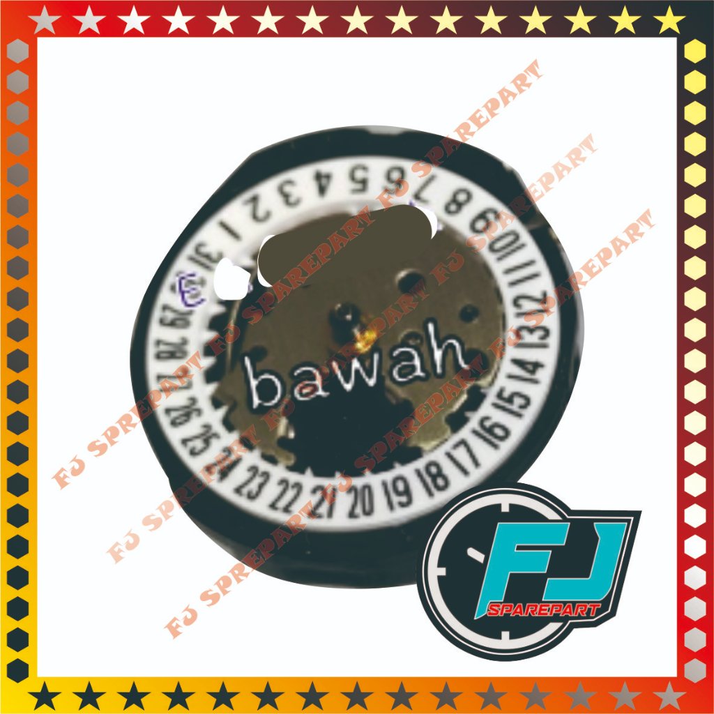 Jual Mesin Jam Tangan PC22A PC 22 Mesin Hitam Tanggal Cewek | Shopee ...