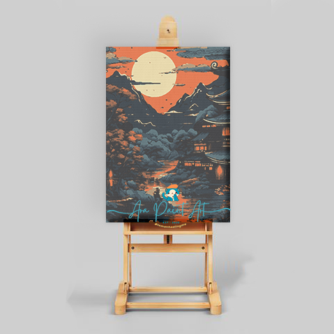 Jual JAPAN SERIES Paint by numbers kit I Painting I Painting by number ...