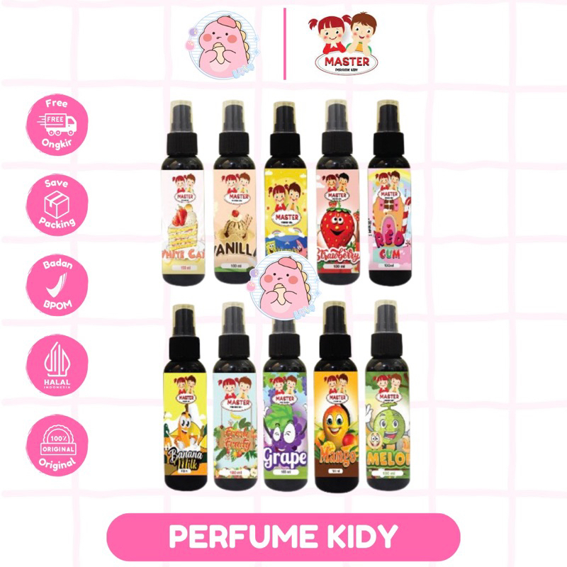 Jual Master Parfum KIDY - Parfume Anak 100ml - Non Alkohol (BPOM ...