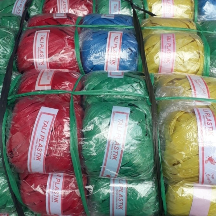 Jual (1Pcs) Tali Rafia Roll Warna Ukuran -+50 Meter.- tali plastik ...