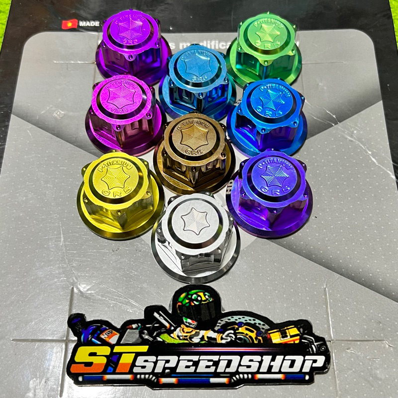 Jual Baut Mur As Roda Belakang Titanium Beat Scoopy Vario Pcx Aerox ...