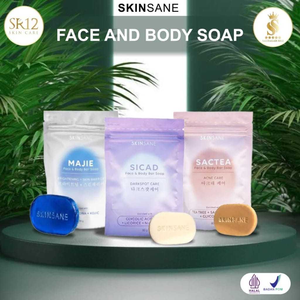 Jual Skinsane Face & Body Bar Soap (Sabun Batang Skinsane) | Shopee ...
