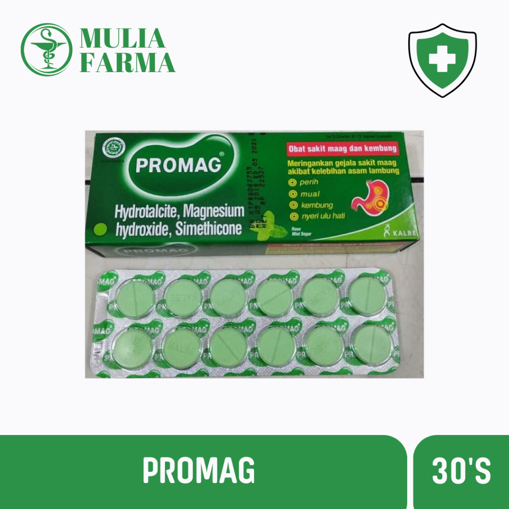 Jual PROMAG TABLET BOX / 3BLISTER / 3STRIP | Shopee Indonesia