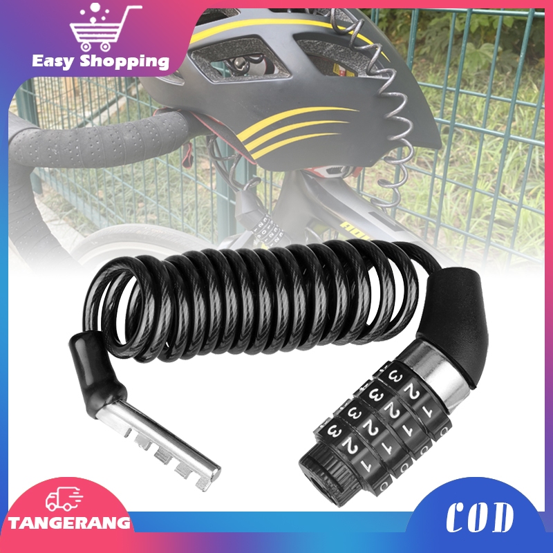 Jual Gembok Helm Anti Maling Kombinasi 4 Digit Luggage Lock Kunci Helm ...